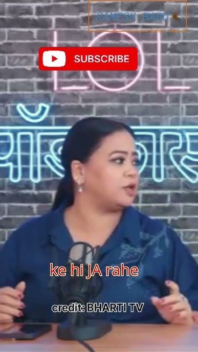 Bharti Podcast Kapil Sharma About Viralvideo Podcast Youtubeshorts