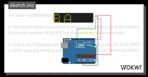 Bartoszbielawski Ledmatrixdriver Wokwi Esp Stm Arduino Simulator