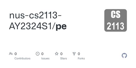 Github Nus Cs2113 Ay2324s1pe