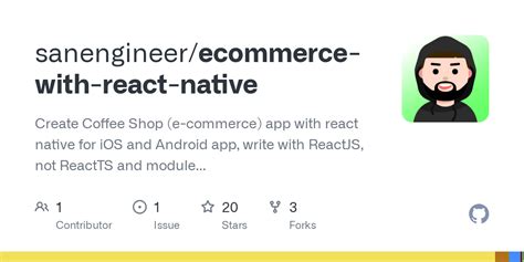 GitHub Sanengineer Ecommerce With React Native Create Coffee Shop E Commerce App With React