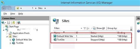 Running Multiple Iis Websites On The Same Port Or Ip Address Windows Os Hub