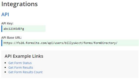 Api Basics For Formsite Forms And Results Formsite