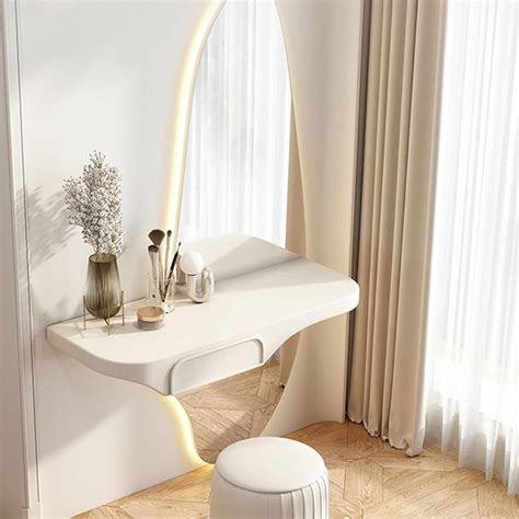 Wall Mounted Makeup Table At Arthur Snipes Blog