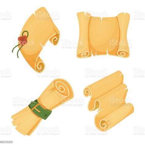 고대 종이 양피지 두루마리 고대 원고 작성된 고대 문서 편지 메시지 페이지 양피지 또는 종교 기도 역사적인 찢어진 종이 벡터 일러스트 레이 션 0명에 대한 스톡 벡터 아트