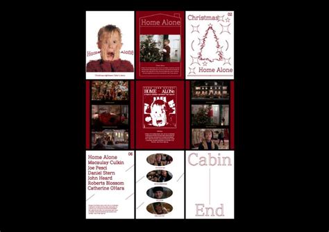 나홀로집에 케빈에게 그래픽 디자인 타이포그래피