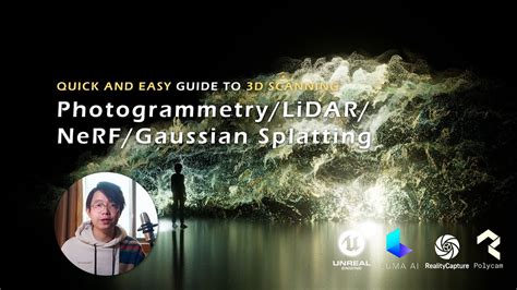 Quick Easy Guide To 3d Scanning Photogrammetry Lidar Nerf And Gaussian Splatting Youtube