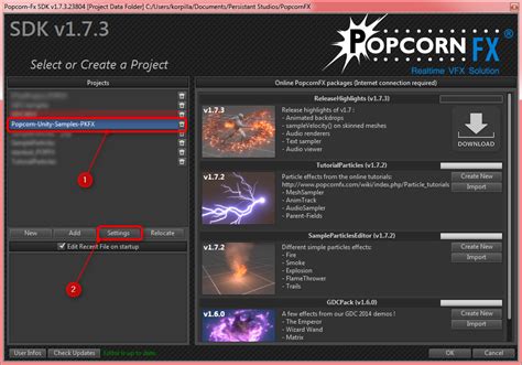 Free Unity Plugin Tutorial PopcornFX