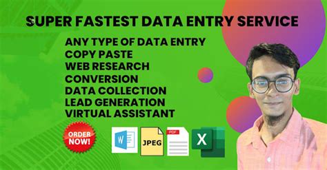 Do Super Fastest Data Entry Copy Paste Data Mining By Joynul Fiverr