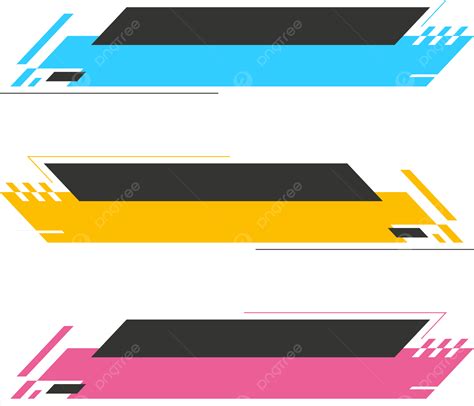 현대 하단 세 번째 배너 아래 손 배너 텍스트 상자 하단 3분의 1 Png 일러스트 및 벡터 에 대한 무료 다운로드 Pngtree