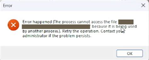 Rollback Failed And Used By Another Process Messages Appear When Pdf Translations