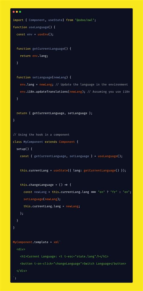 Raj Ramani On Linkedin Odoo Owl Customhooks