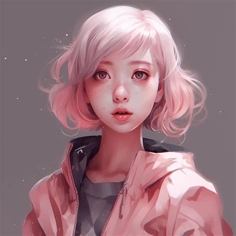 Premium Ai Image Anime Girl Vector