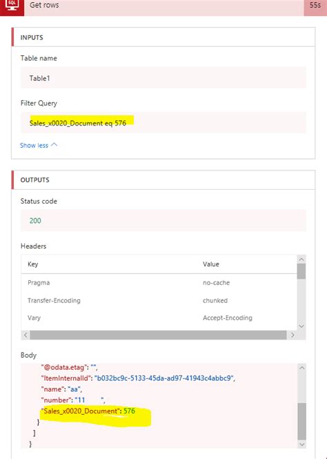 Sql Get Rows Existing Record Not Found Status Power Platform