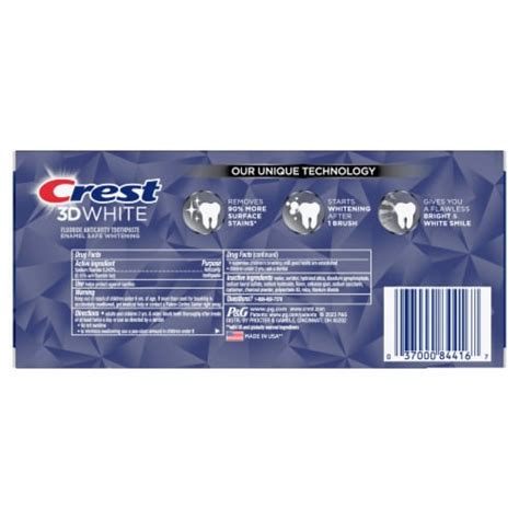 Crest 3d White Charcoal Teeth Whitening Toothpaste 2 Pk 3 8 Oz King Soopers