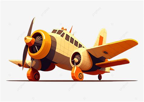 비행기 노란색 만화 귀여운 비행기 항공기 만화 Png 일러스트 및 이미지 에 대한 무료 다운로드 Pngtree