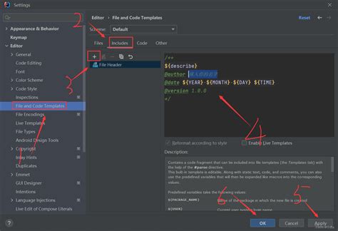 Javadoc注释模板配置教程 Csdn博客
