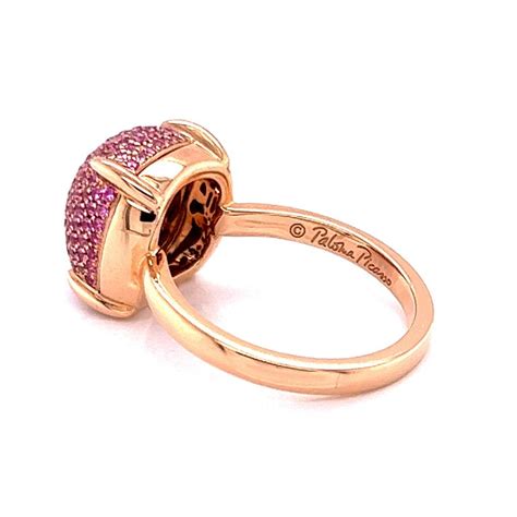 Tiffany And Co Picasso Sugar Stacks Pink Sapphires 18k Rose Gold Ring For Sale At 1stdibs