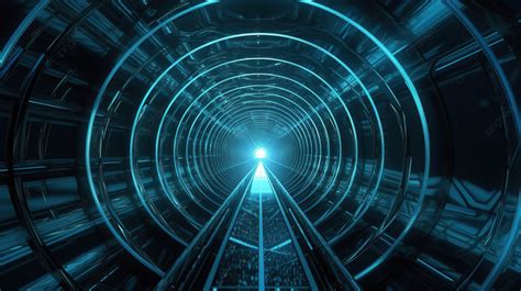 추상적 인 3d 디자인의 미래형 터널 3d 블록 기술 기하학적 연결선 배경 일러스트 및 사진 무료 다운로드 Pngtree