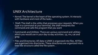UNIX Operating System PPT