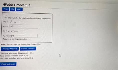 solved 4 hw06 problem 4 prev up next 1 pt use the