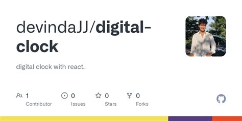 Github Devindajj Digital Clock Digital Clock With React