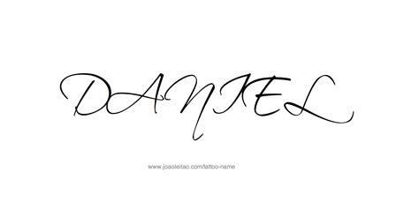 Daniel Name Tattoo Designs