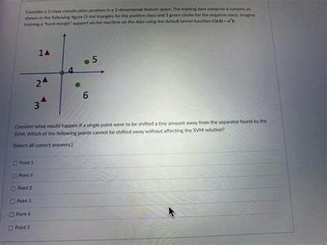 Solved Consider A 2 Class Classification Problem In A