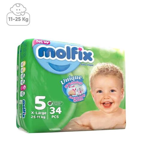 پوشک مولفیکس سایز 4 بسته 12 عددی Bedunesafir