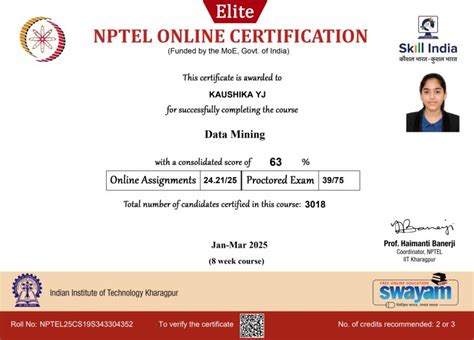 Dataanalytics Nptel Continuouslearning Datamining Kaushika Yj
