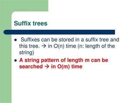 PPT Suffix Trees And Suffix Arrays PowerPoint Presentation Free