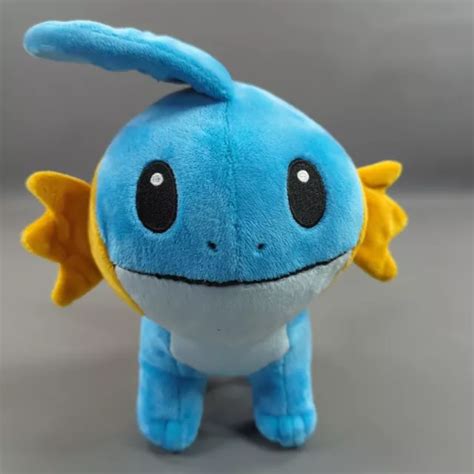 Pokemon Center Plush Mudkip Soft Stuffed Blue Toy Original Water Type