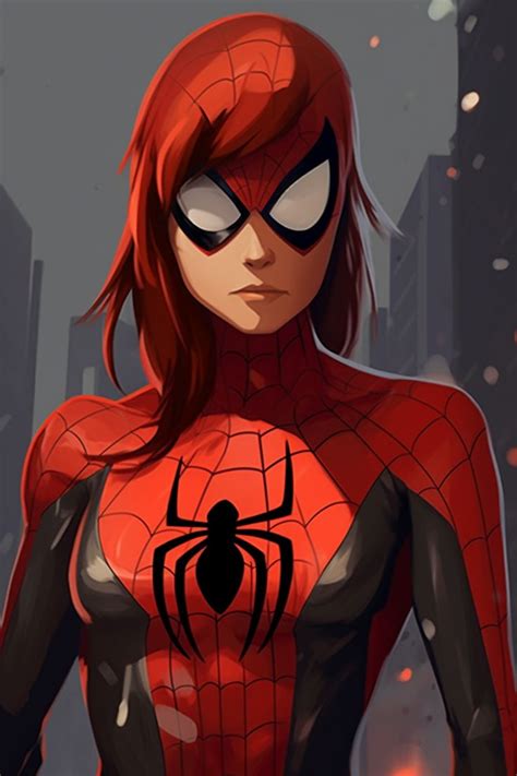 Mayday Parker The Animated Spider Woman Animated Spider Spider Woman Art Inspiration