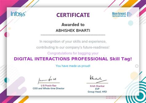 Finally Got My Skill Tag Of Digital Interactions Professional Abhishek Bharti