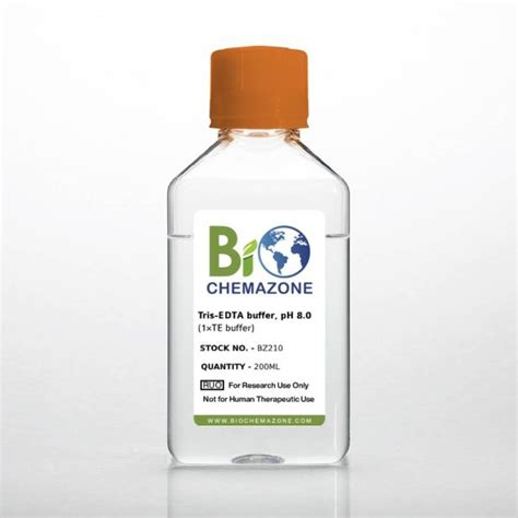 Tris EDTA TE Buffer Recipe BZ210 Low Price Biochemazone