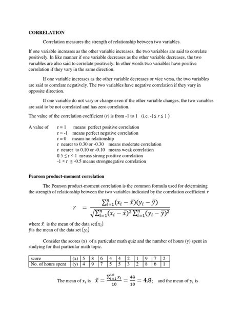 Correlation And Regression Pdf Correlation And Dependence