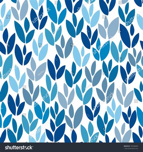 Vector Flower Pattern Colorful Seamless Botanic 库存矢量图（免版税）730568089 Shutterstock