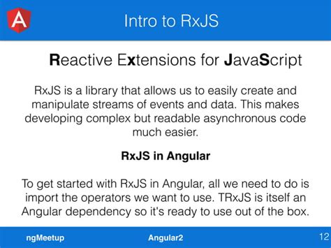 Angular Observables RxJS Introduction PDF
