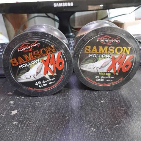 Senar Pe Braid Relix Nusantara Samson X16 Pe 3 0 30 600 M Spool Besar