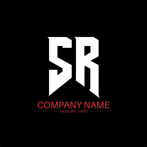 Sr Letter Logo Design Initial Letters Sr Gamings Logo Icon For