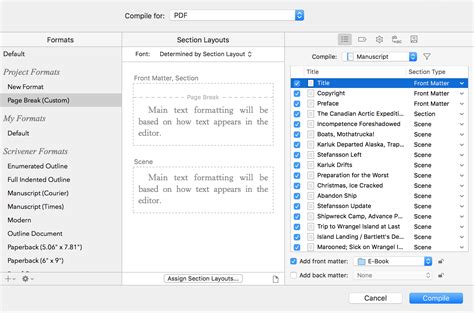 Page Breaks Not Working Scrivener For Macos Literature And Latte Forums