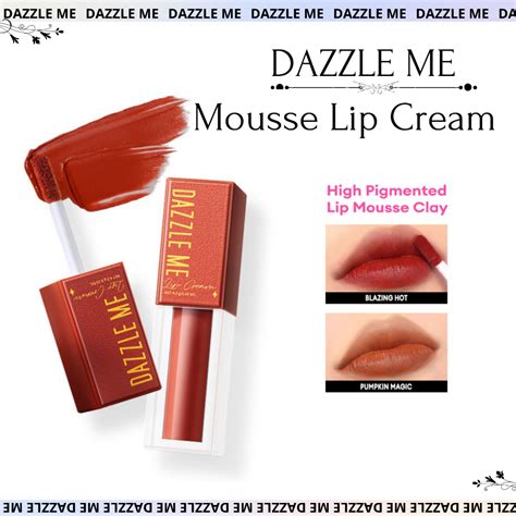 Jual Dazzle Me Mousse Lip Cream Silky Lipstik Moisturizing Lip Care