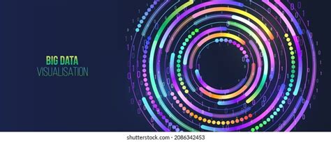 Modern Big Data Visualization Processing Data Stock Vector Royalty Free 2086342453 Shutterstock
