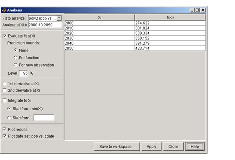 Cftool Curve Fitting Toolbox