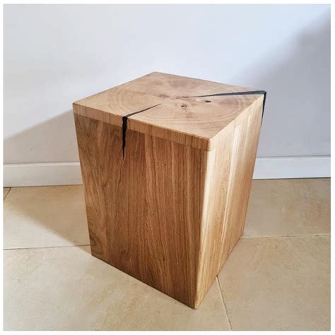 Walnut Cube Coffee Tables Etsy