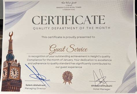 Fairmont Royalclocktower Hospitality Saudiarabia Vision2030