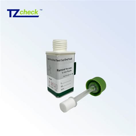 Wholesale Sars Cov 2 Detection With Tzcheck Multi Drugs Rapid Test Cup Oral Fluid Manufacturer