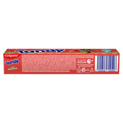 Creme Dental Infantil Tandy Melancia 50g Com Flúor 1110 Ppm Drogasmil