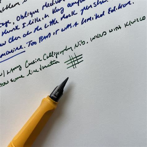 Bespoke Nibs Vs Stock Nibs One Week With The Lamy Cursive Nib — The Bespoke Nibs Vs Stock Nibs One Week With The Lamy Cursive Nib — The