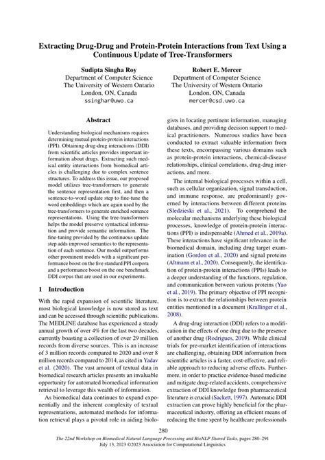 Pdf Extracting Drug Drug And Protein Protein Interactions From Text