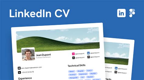Linkedin Cv Figma